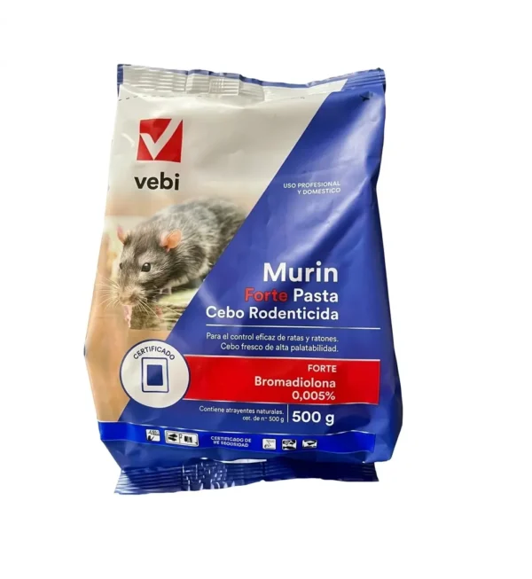 Murin Forte Pasta 500g – Veneno Raticida Profesional de Alta Eficacia ...